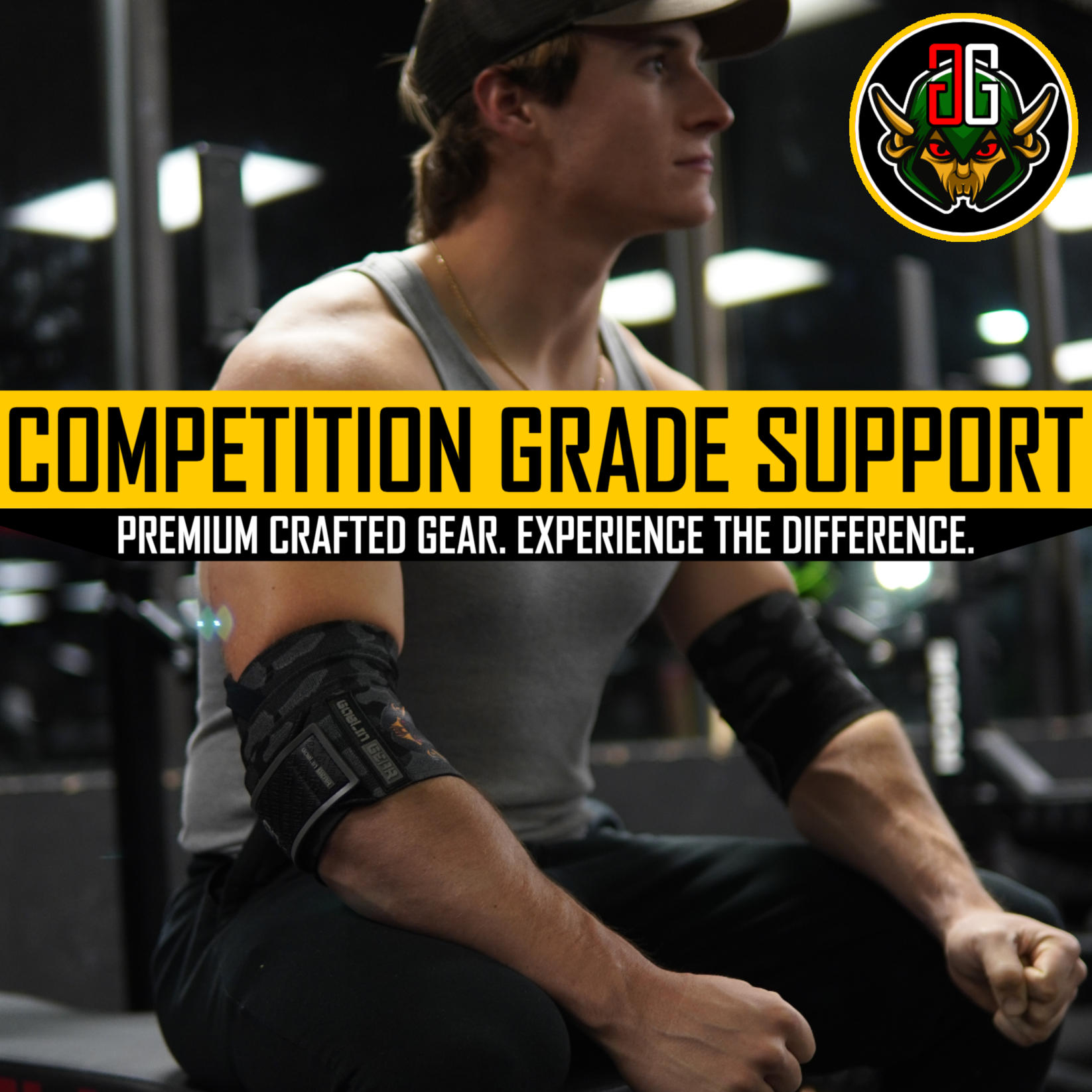 42" 1x Super Heavy Duty Elbow Wraps – Goblin Gear